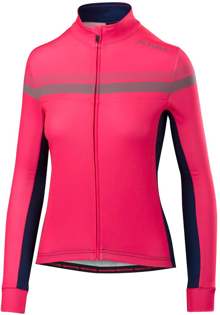 Altura WOMEN'S NIGHTVISION 4 LONG SLEEVE JERSEY : HI-VIZ PINK/BLUE 8 ...