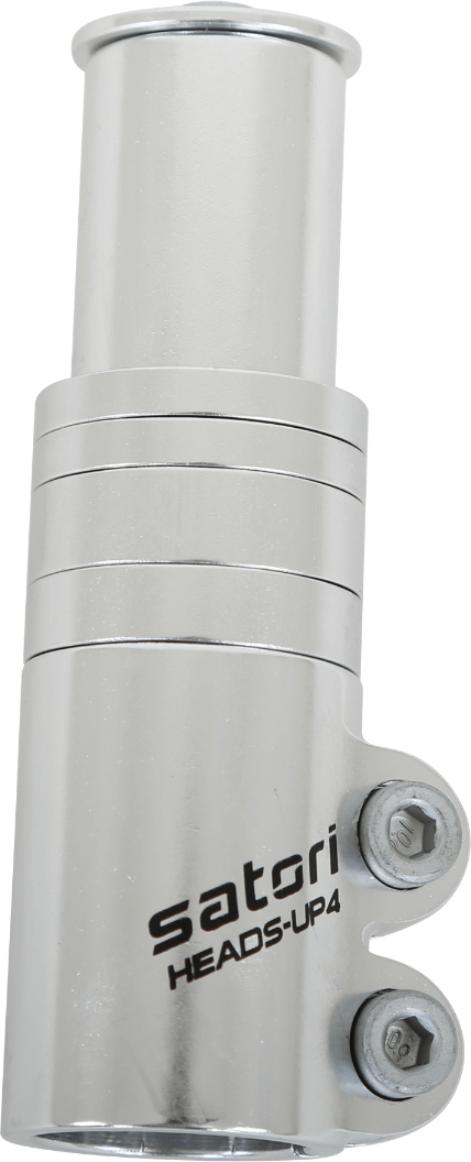 ETC Stem Raiser Alloy 28.6mm X 117mm Silver - Mountain Mania Cycles