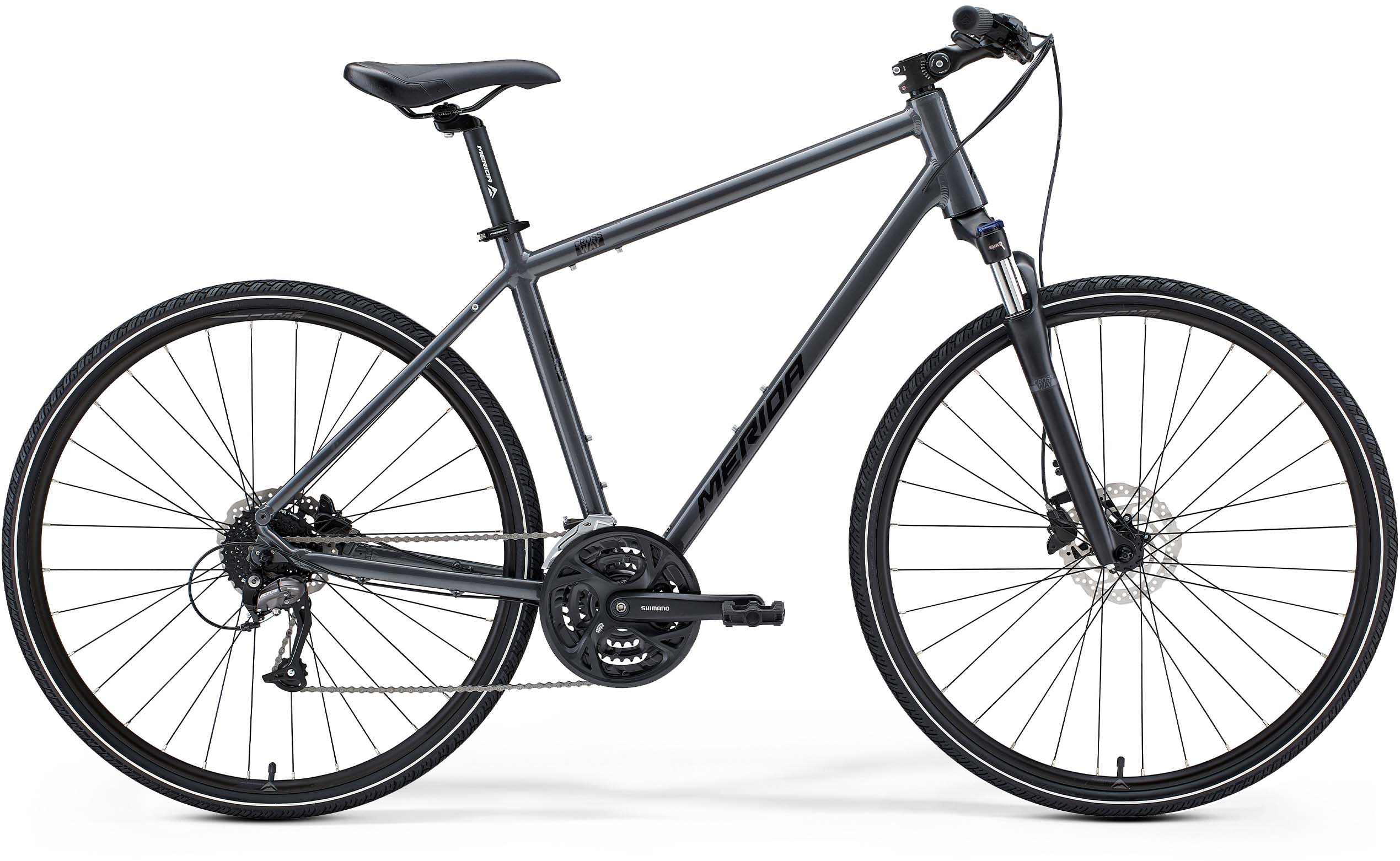 Merida Crossway 40 Grey/Black 2021 - Mountain Mania Cycles