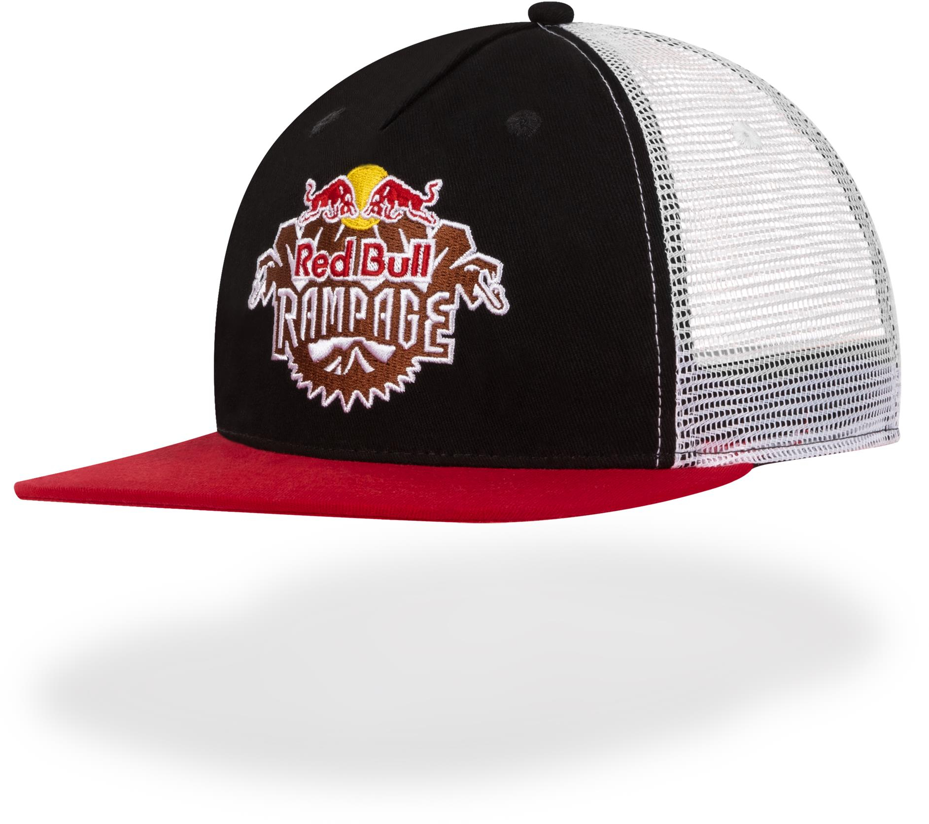 Red Bull RAMPAGE TRUCKER CAP: NAVY/RED ONE SIZE - Mountain Mania Cycles