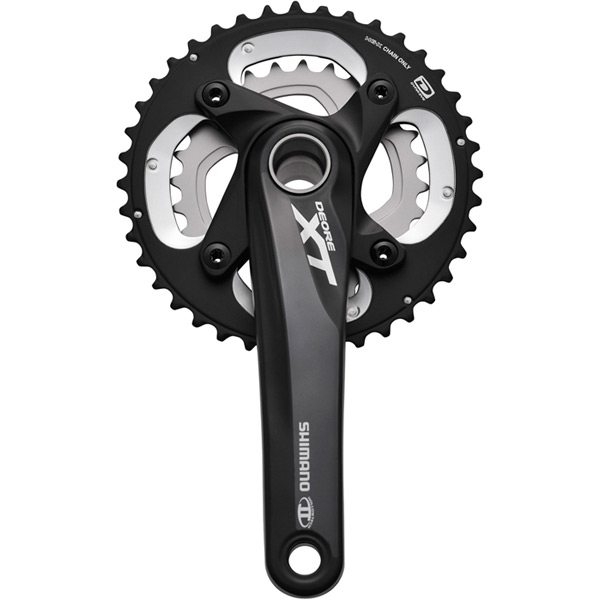 Shimano FC-M785 10-speed XT chainset HollowTech II - 40 / 28T 170 mm, black - Mountain Mania Cycles